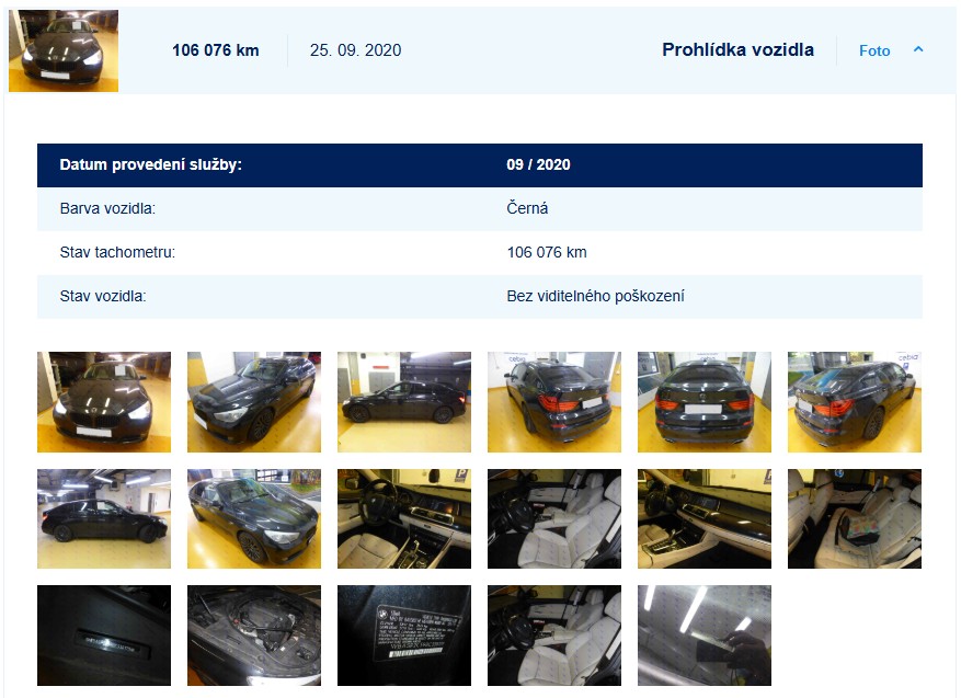Kontrola VIN v USA Poškození, KM, fotky (2025) | Cebia.cz